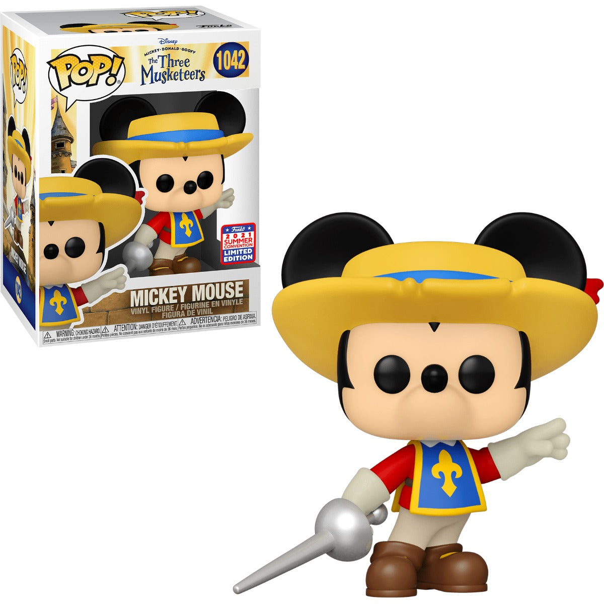 Pop! Disney-Mickey Mouse (The Three Musketeers) – Star's Toy Shop